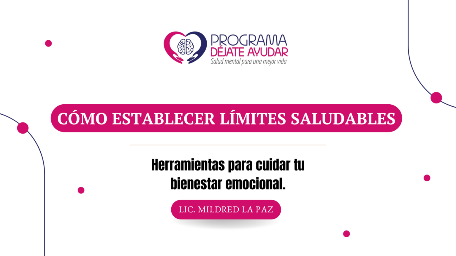 Cómo establecer límites saludables – FUNDINAH